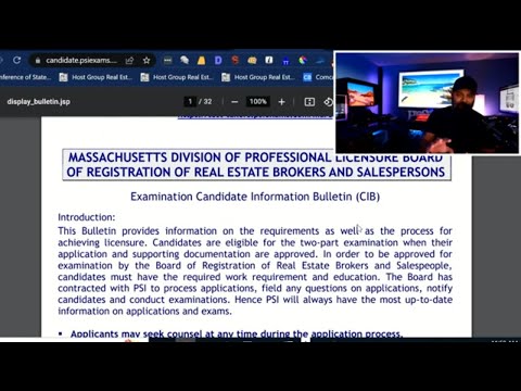 How to Apply for The Massachusetts Real Estate Exam (PSI Application)