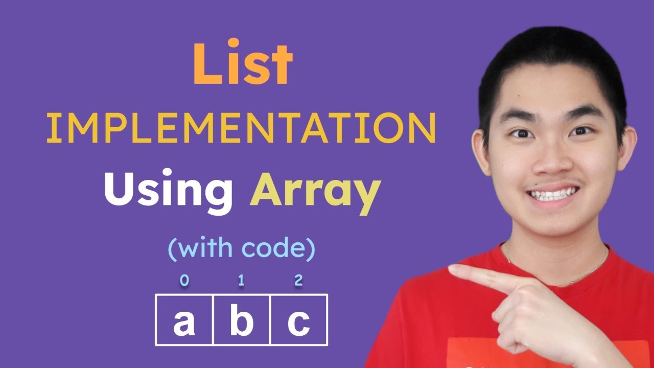 List Implementation using Array | Data Structures and Algorithms