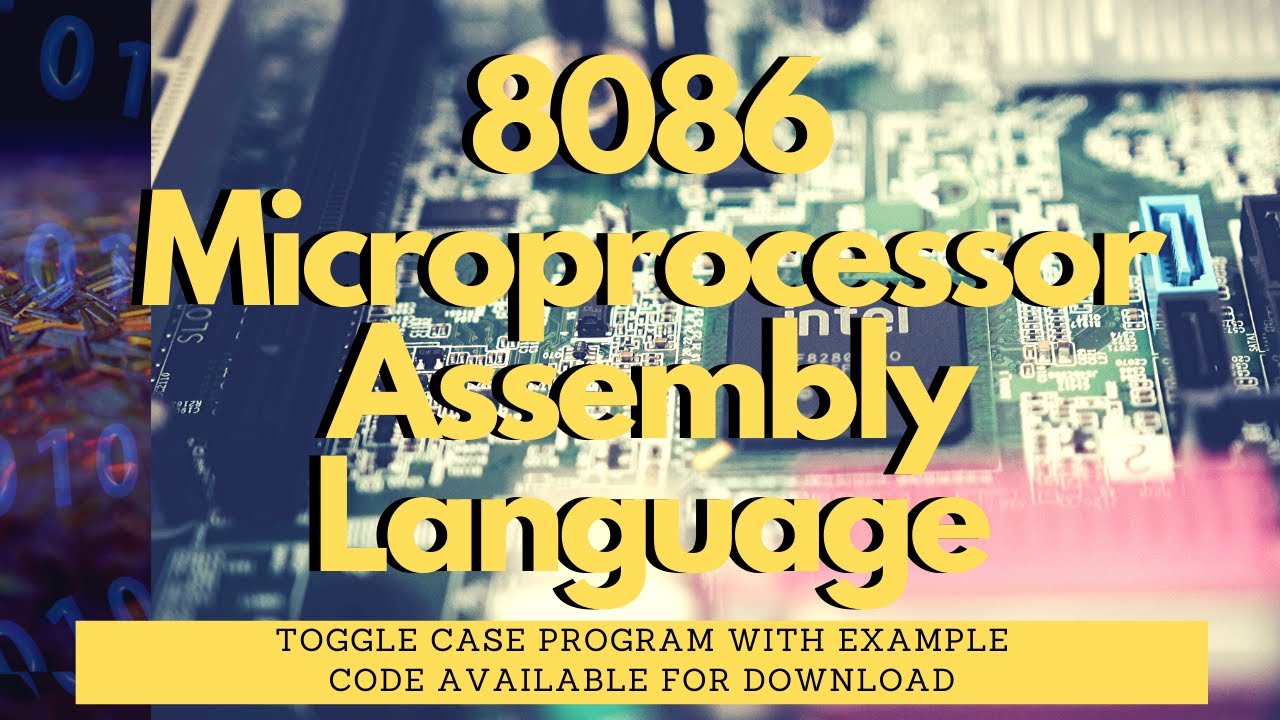 Toggling case of a character in Intel 8086 microprocessor assembly language programming