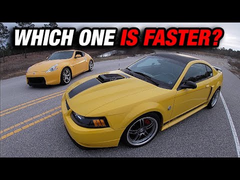 Is A Nissan 370z Faster Than A Mach 1 Mustang? Import vs. Domestic 0-60 Challenge!