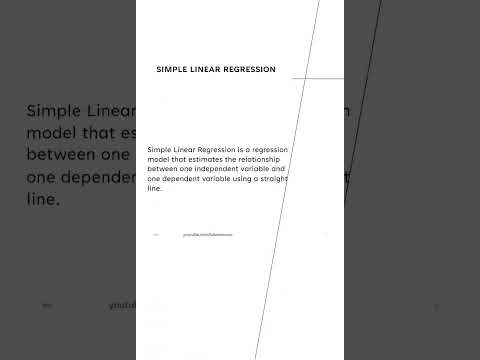 Linear regression: Definition, Simple & Multiple Linear Regression, Positive & Negative Linear reg