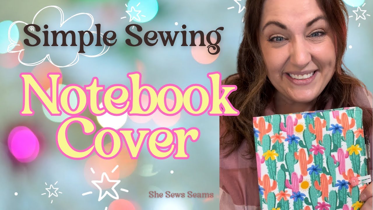 Super Easy Sewing | Fabric Notebook DIY!