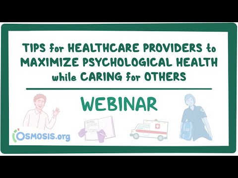 First Responders First: Tips for healthcare providers to maximize psychological health