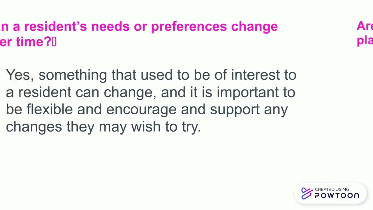 Knowing a resident’s preferences.pptx