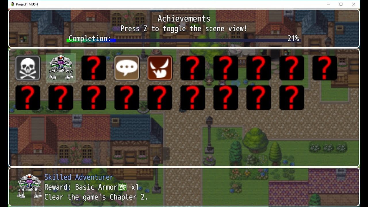 RPG Maker MV: Plugin - Advance Achievement System
