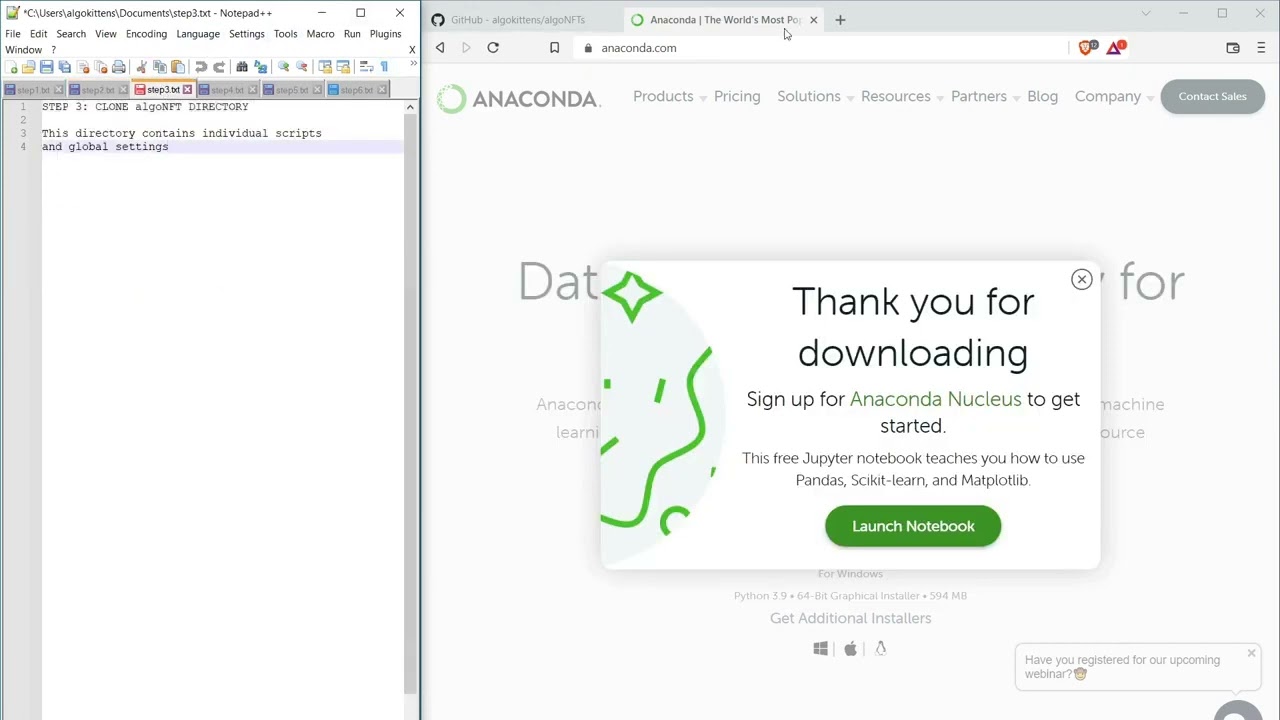 How to run AlgoKitten scripts