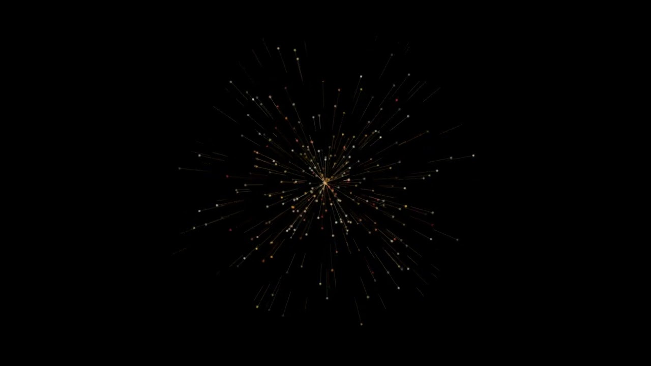 Particle Centre burst - stock animation