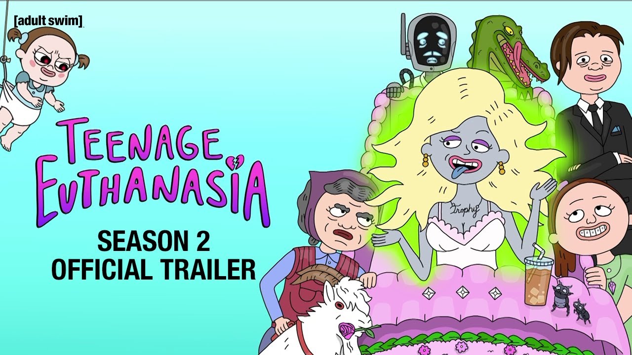 Teenage Euthanasia Season 2 | Official Trailer | Adult Swim UK 🇬🇧