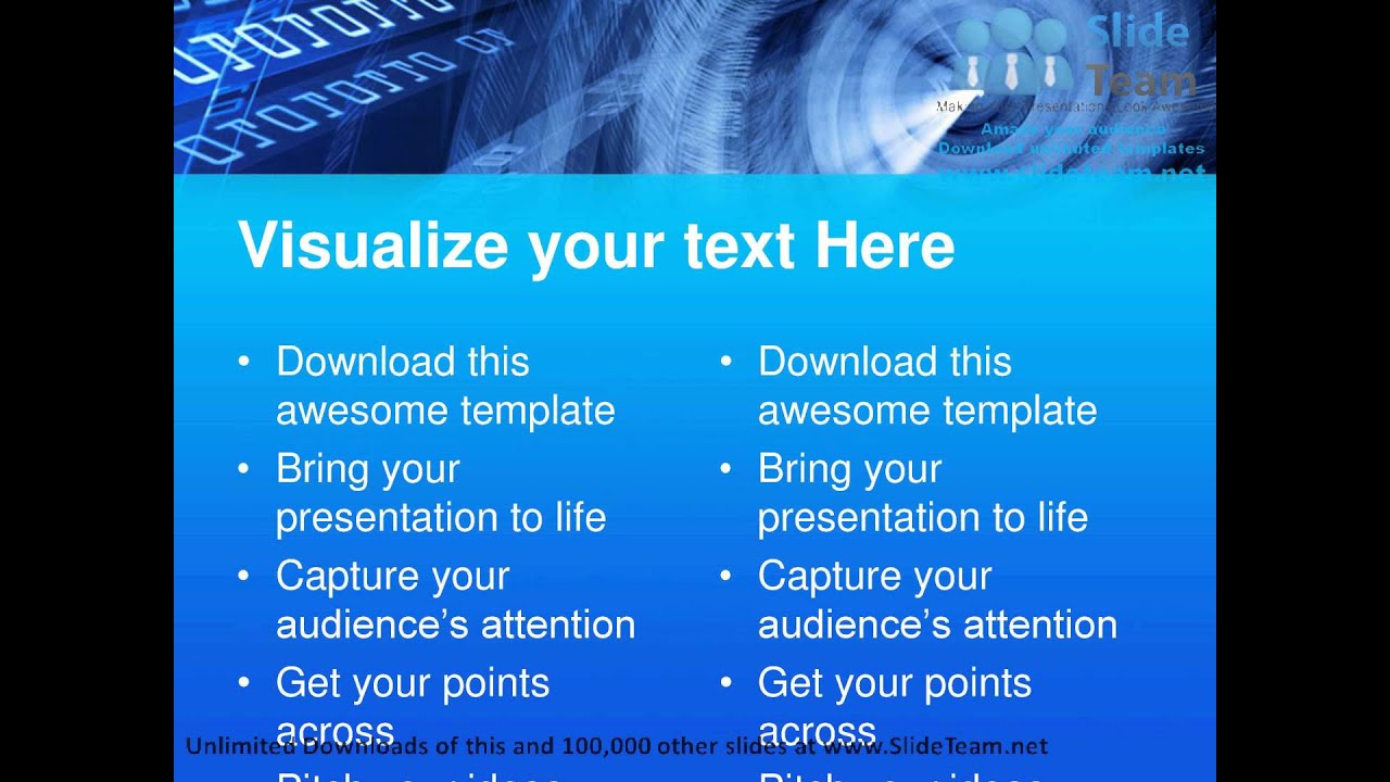 Binary Data Flow Abstract PowerPoint Templates Themes And Backgrounds ppt designs