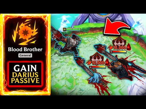Draven but I trade my Axes for Chainsaws with this Secret Augment... (THIS IS BROKEN)