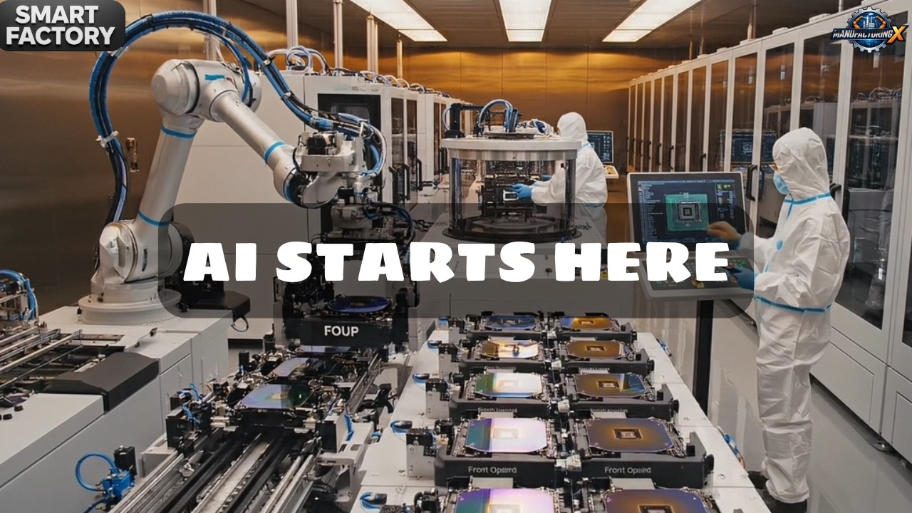 Inside a Semiconductor Smart Factory | How NVIDIA-Scale AI Chips Are Manufactured