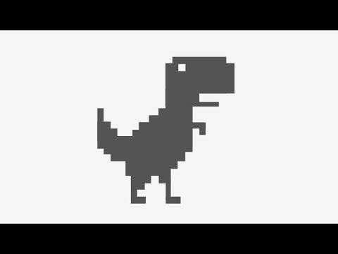 No-Internet Dinosaur Game - Gameplay