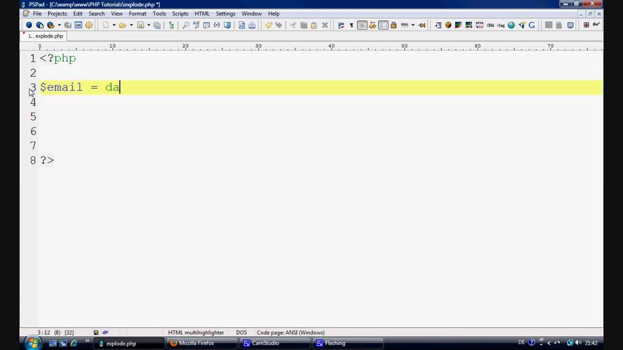 PHP Tutorial- Introduction to Explode Function