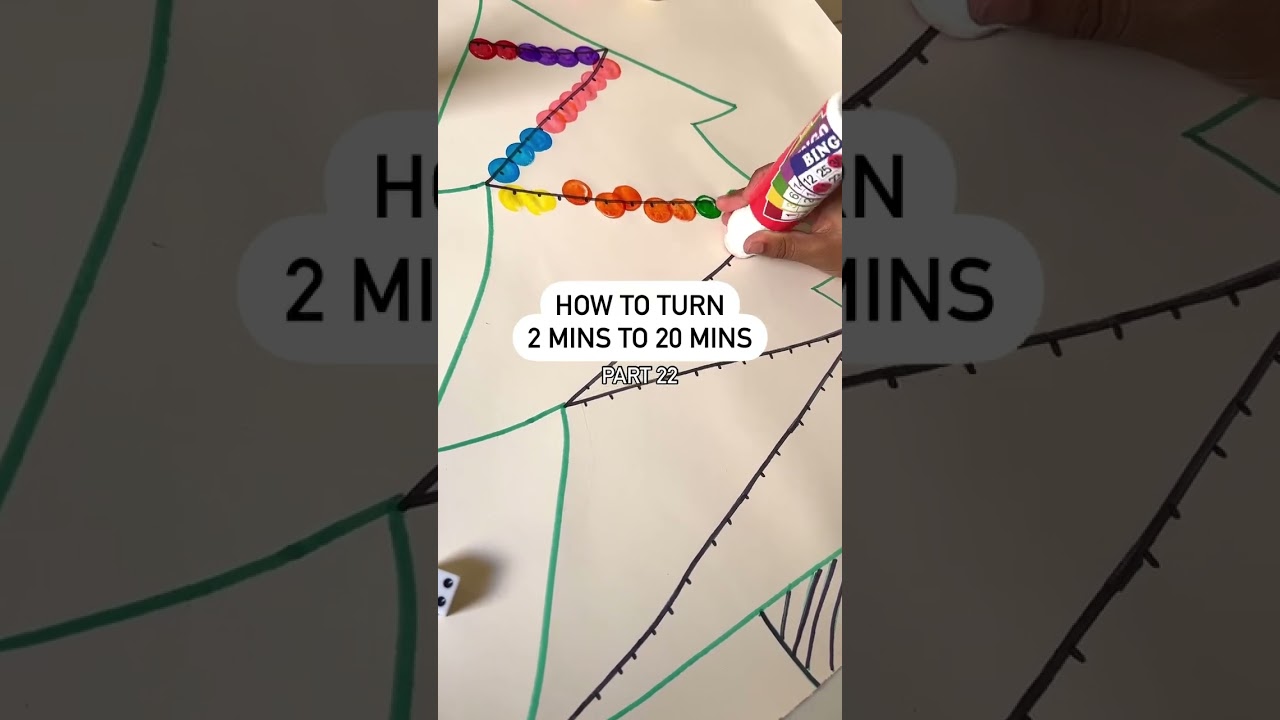 Christmas Tree Dice Game: Fun Dot Marker Activity for Kids 🎄🎲