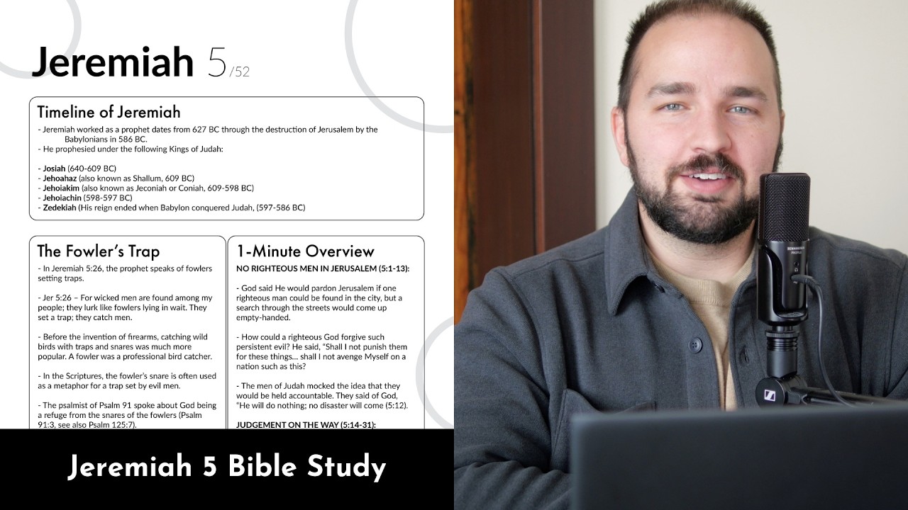 Jeremiah 5 - Bible Study, Explanation, and Application