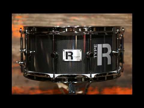 Canopus 6.5x14" Type-R "Cannon" Carbon Fiber Snare Drum - | Reverb