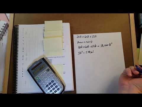 Math: volume in gallons