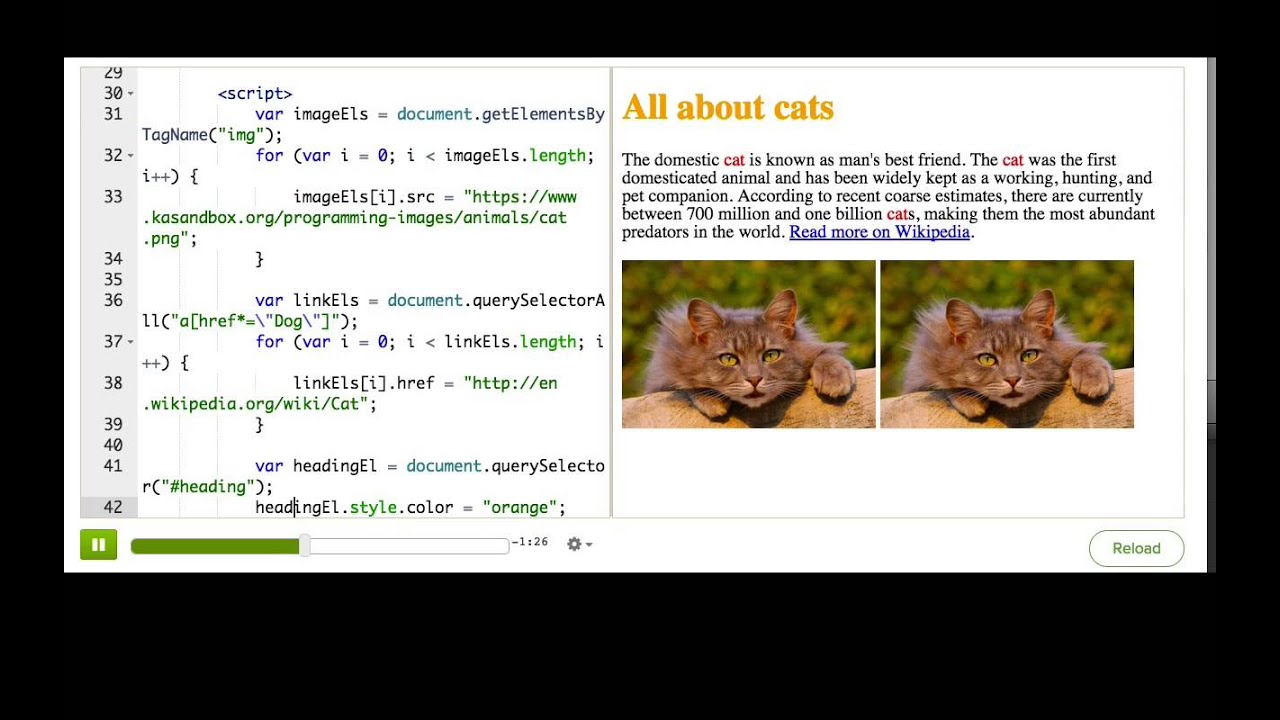 Changing styles | HTML/JS: Making webpages interactive | Computer Programming | Khan Academy