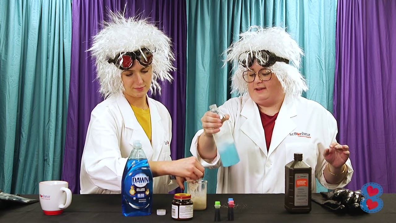 Science Time at Le Bonheur: Elephant Toothpaste