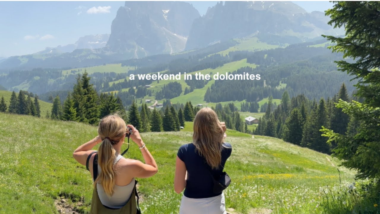 a weekend in the dolomites with no car