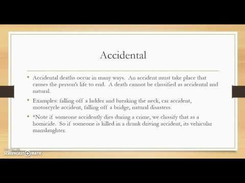 Manner vs Cause of Death