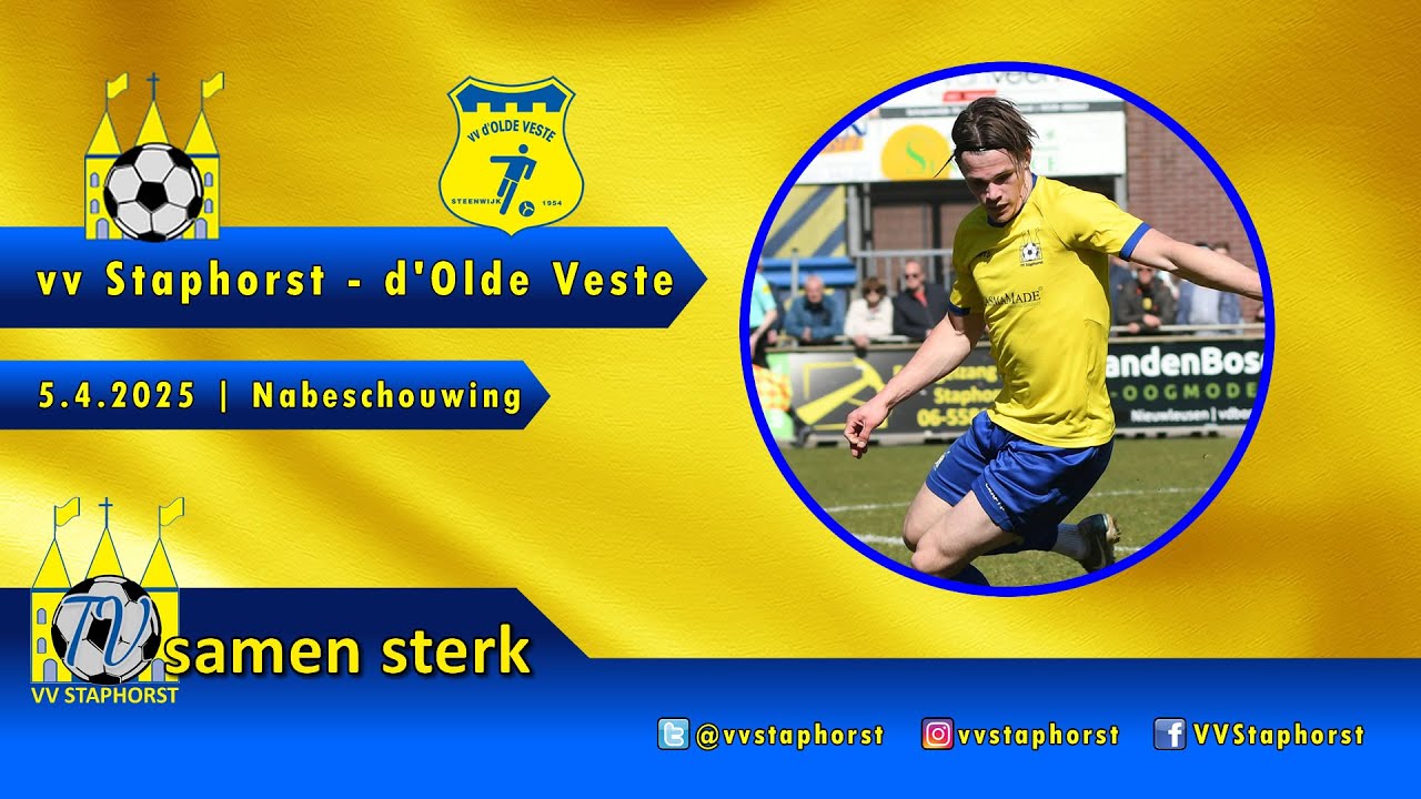 vv Staphorst - d' Olde Veste 54 foto's en film - Weblog Staphorst Rouveen