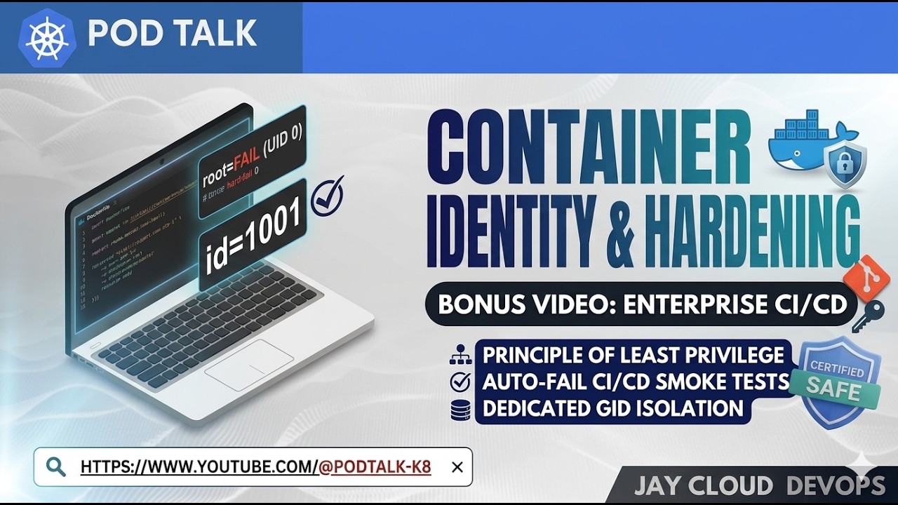 DevOps | Enterprise CI/CD | Bonus Video | Container Identity & Hardening