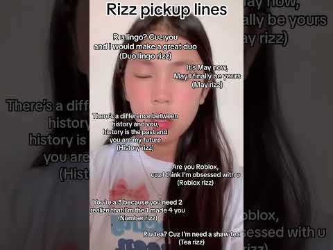 Rizz pickup lines (White tee song) #shorts