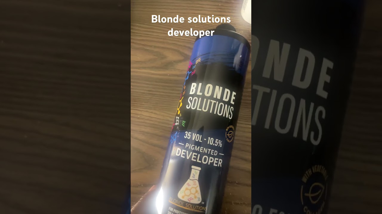Blonde solutions developer 35 volume