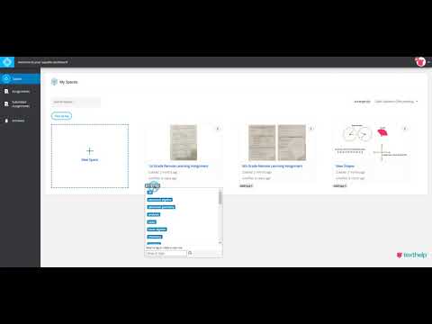 How to Organize your Equatio mathspace Dashboard with Tags