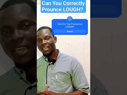 How To correctly Pronounce LOUGH.#english #youtubeshort #pronunciation #euphonyacademy #foryou