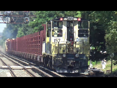 4K 60p: LIRR Rush Hour at Mineola featuring the MARC Cars on #664!