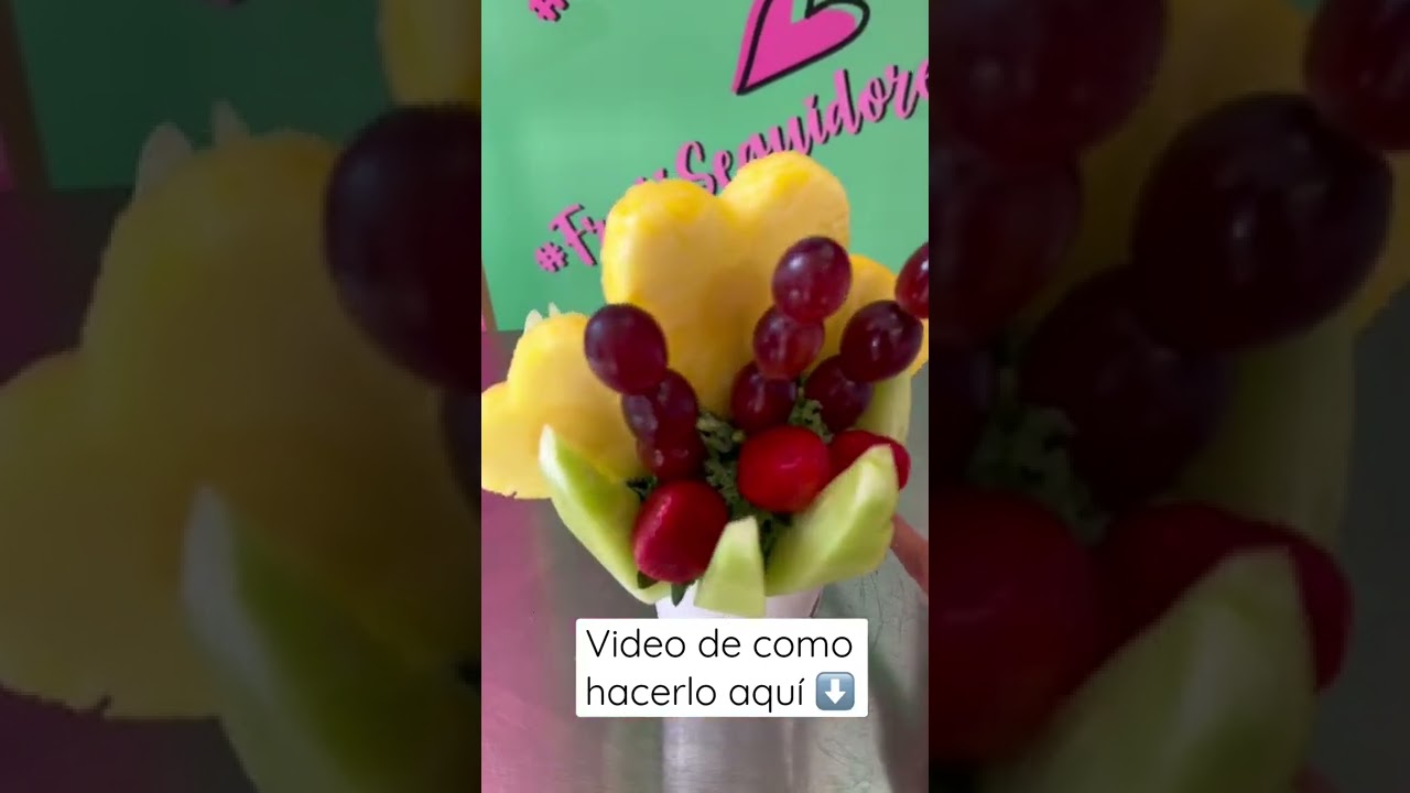 Arreglo frutal #fresasconchocolate #suscríbete👇