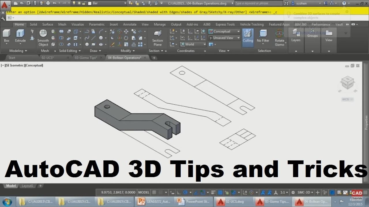 AutoCAD 3D Tips and Tricks