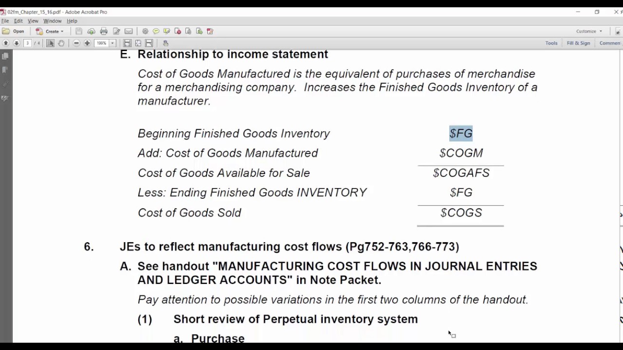 ACC202 Chapters 15 & 16 Instructor Notes