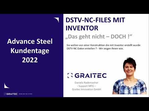 Graitec - Kundentage 2022 - CMS - DSTV NC-Daten mit Inventor