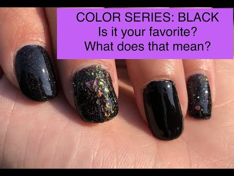 Color Series: Black! What does it mean if it's your favorite?