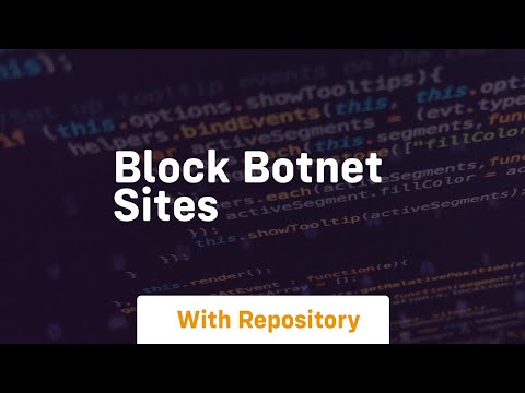 Block botnet sites