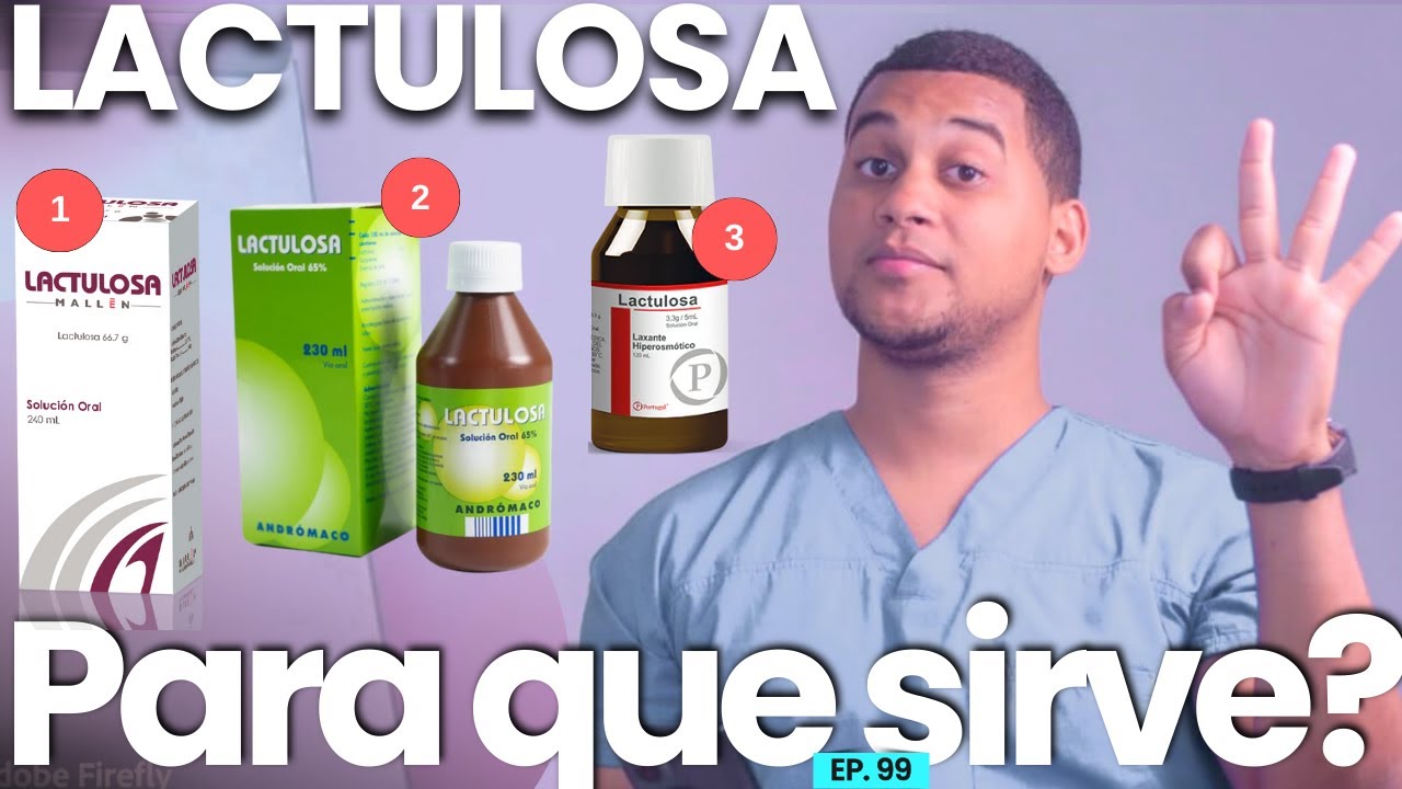 LACTULOSA PARA QUE SIRVE | 3 COSAS