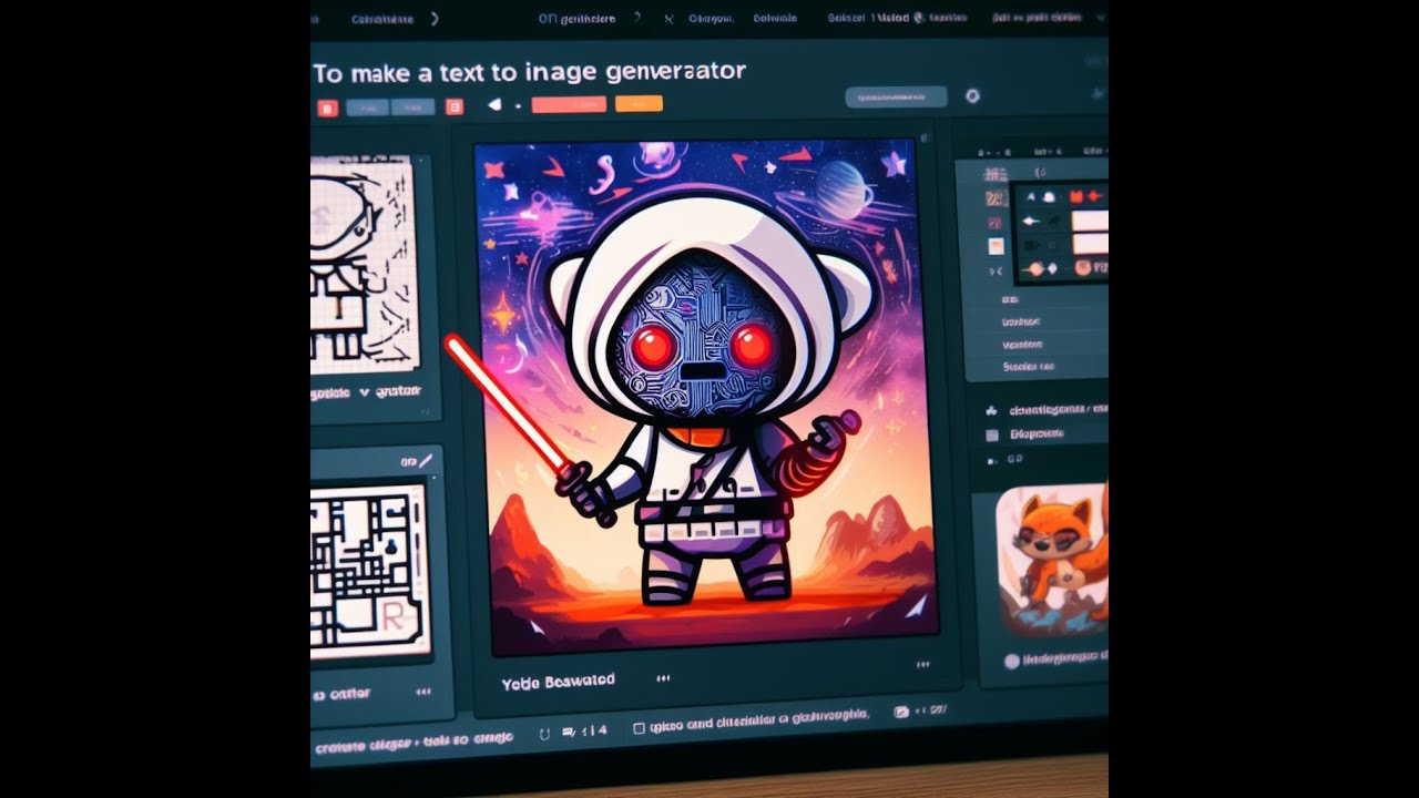 How to make a text to image generator in python for free |with source code|