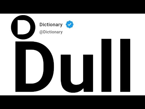 Dull Meaning In Bengali