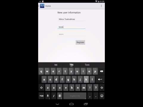 Coursera android capstone project: Mutibo sign-up and sign-in