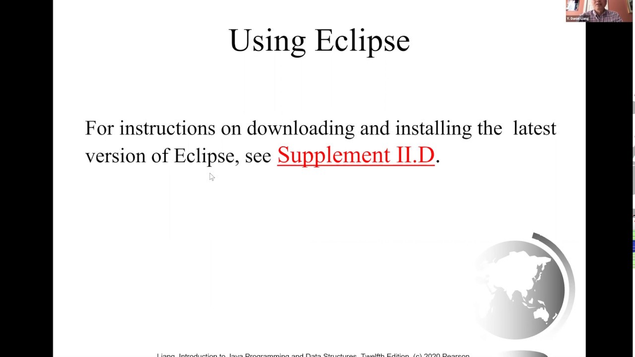 Daniel Liang Java Section 1.12 Eclipse