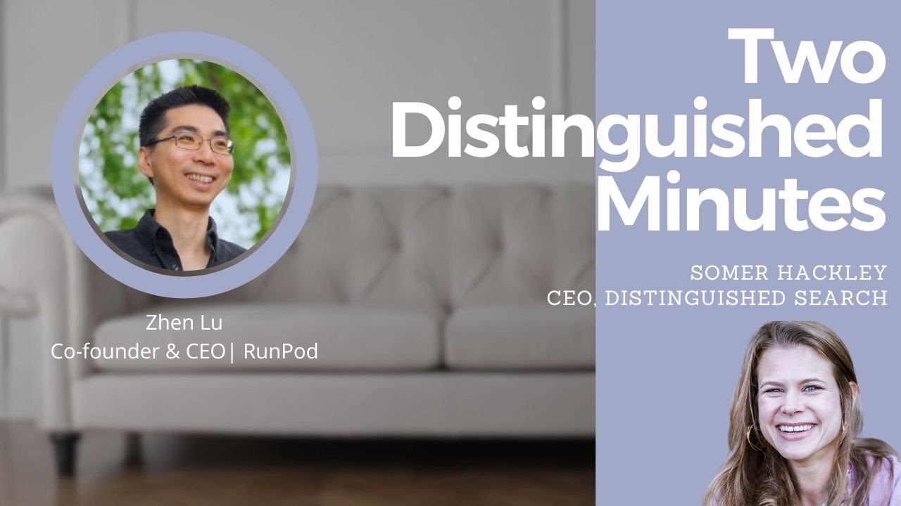 Two Distinguished Minutes with Zhen Lu and Somer Hackley