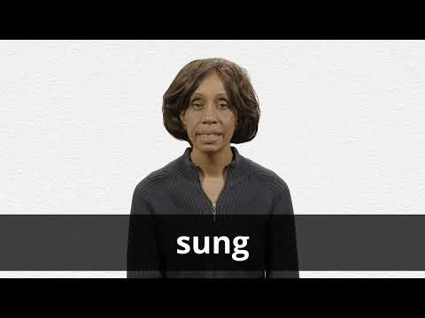 SUNG definition and meaning | Collins English Dictionary