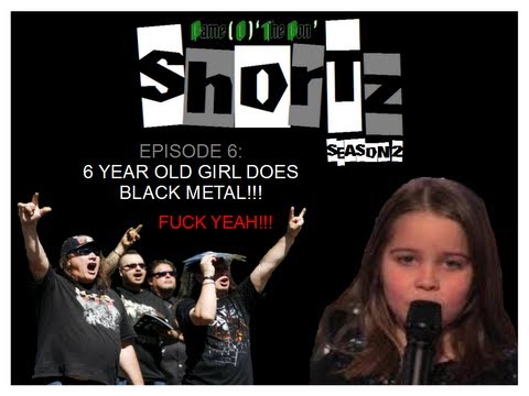6 Year Old Girl Does BLACK METAL!!! [Shortz] S2-#6