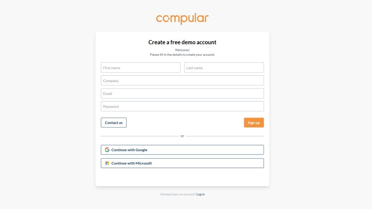 Getting Started with Compular Lab (Part 1): Sign up & Log in