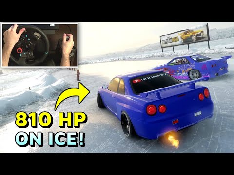 Steam Community :: Video :: Drifting 810HP R32 on ICE + GIVEAWAY ...
