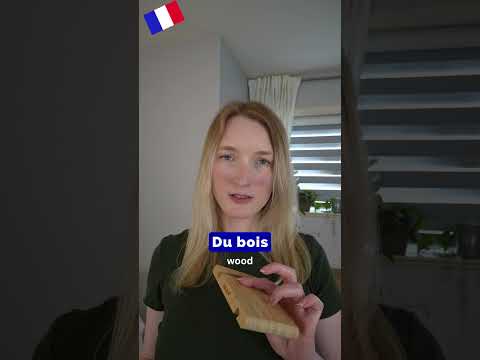 Materials in French - Les matières