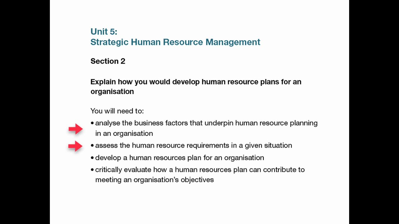 Unit 5 Human Resource Management Assignment Level 7